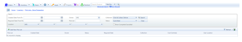 How to issue inventory on pick lists using barcode scanning