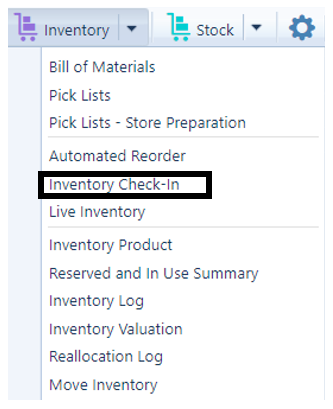 How to check in inventory with the barcoding add-on