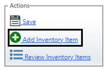 How to manually add live inventory