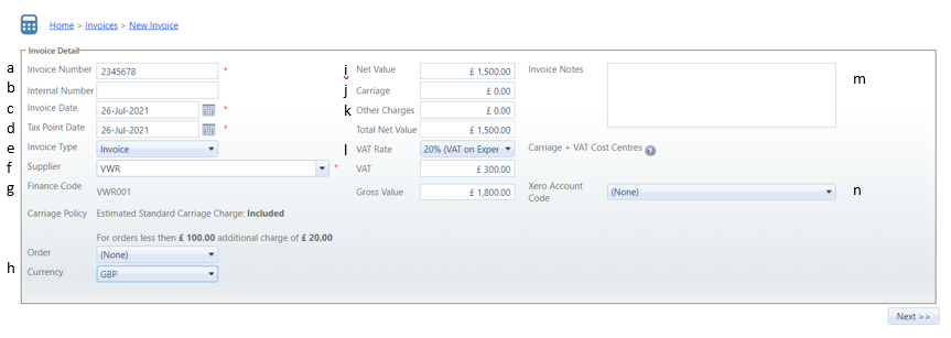 How to add a consolidated invoice