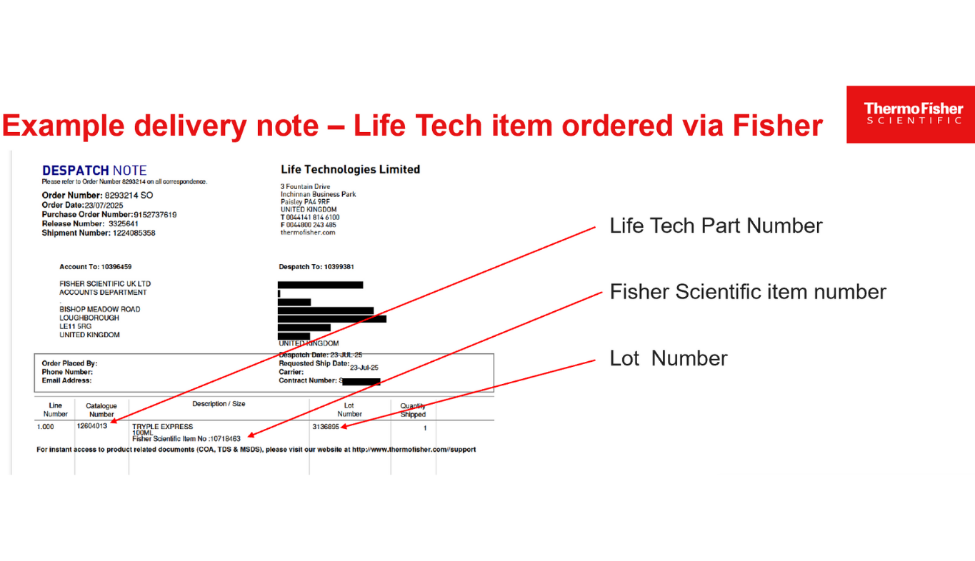 FAQ: Fisher Scientific as the designated ordering channel for Life ...